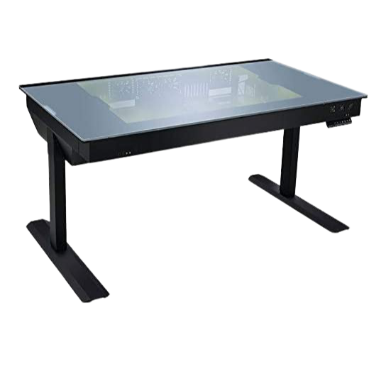 Lian Li DK-04FX black Aluminum / Steel Desk Computer Case | Infiniarc