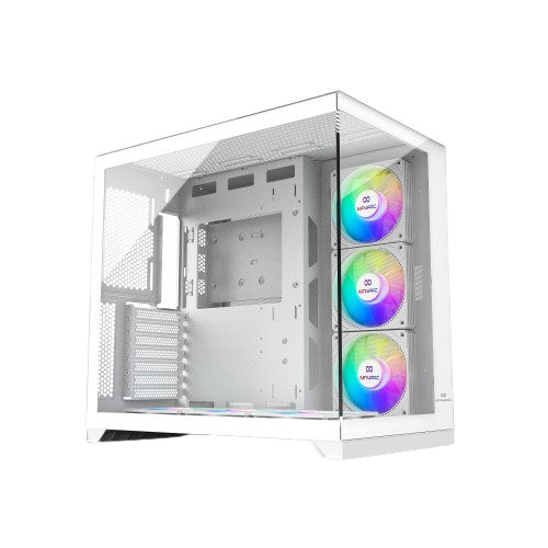 Infiniarc White Cube Flow XL 6 RGB Fans | Infiniarc